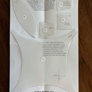 Double Wedding Ring Quilt Pattern & Templates Set - Etsy