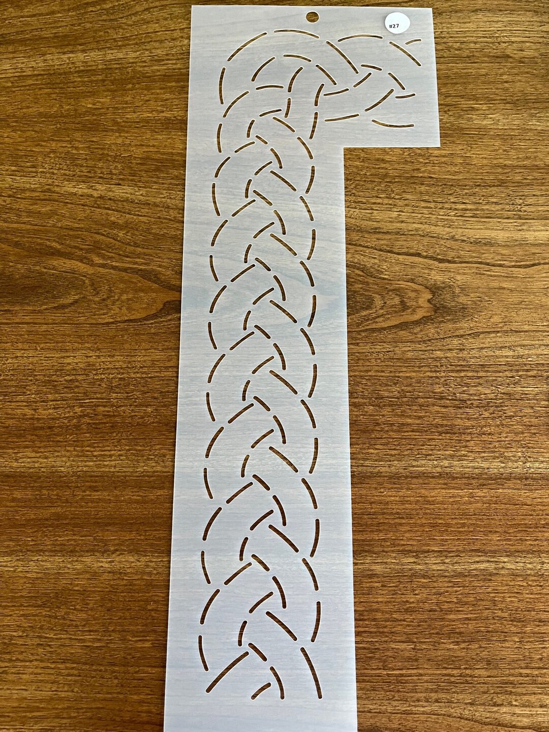 Braid Corner Border Stencil 2-3/4" - Etsy
