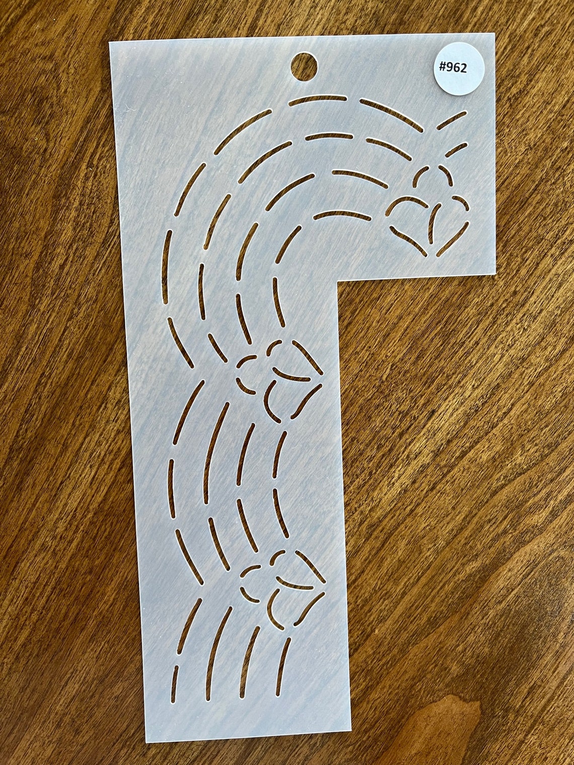 Mini Triple Scallops and Buds Corner Border Stencil 2.25" - Etsy