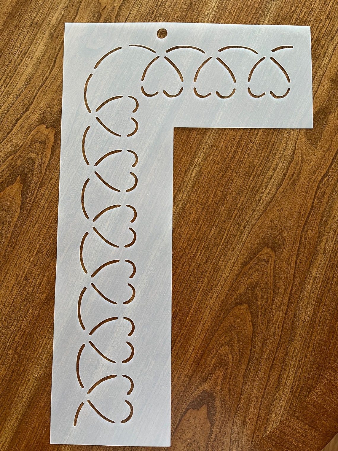 Continuous Heart Corner Border Stencil 2.5" - Etsy