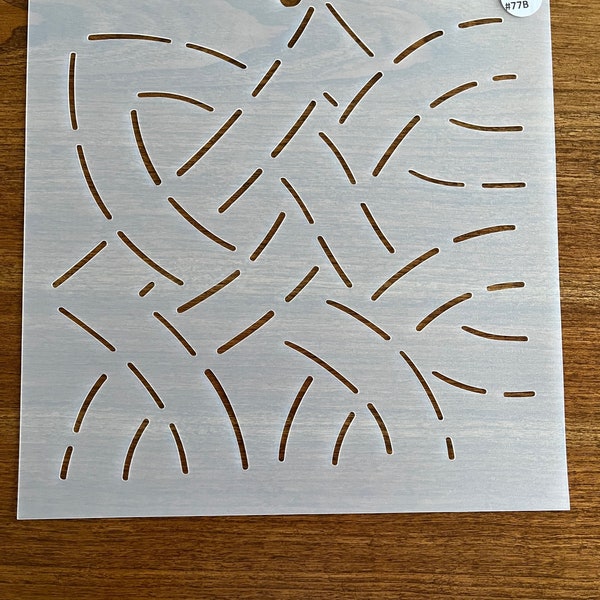 Scalloped Block Stencil 16-3/4 - Etsy