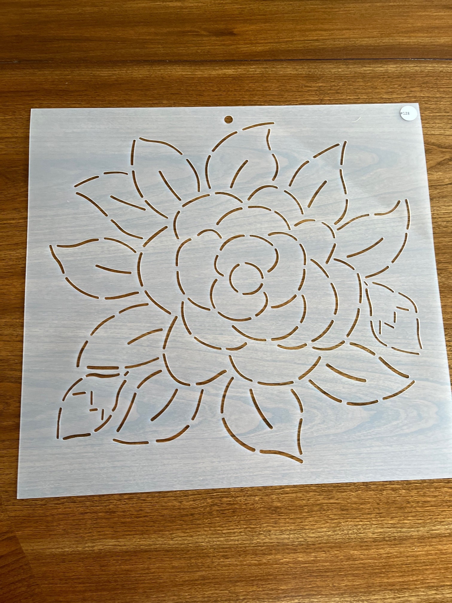 Flower Stencil 15" - Etsy