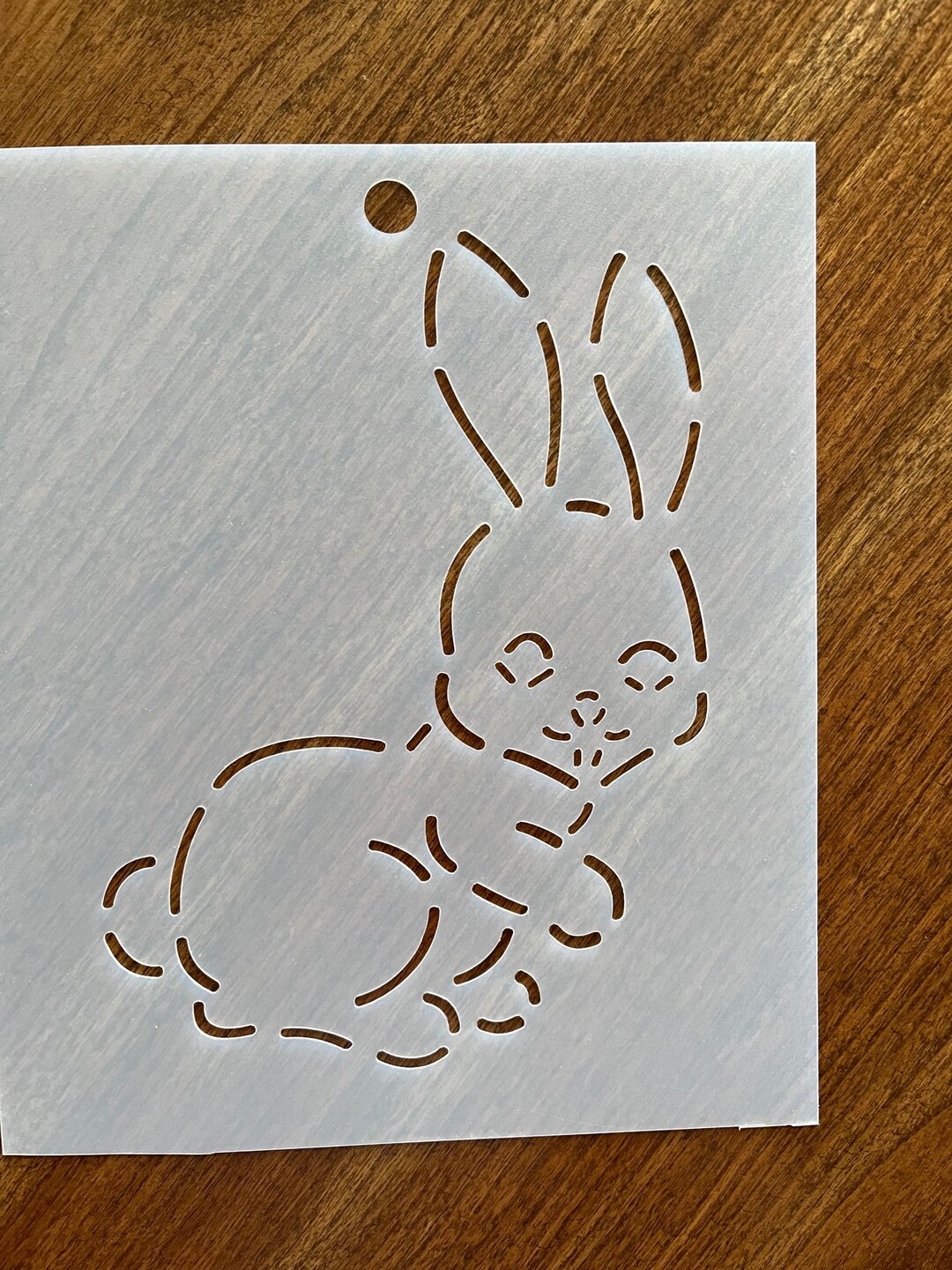 Rabbit Stencil 6.25" - Etsy