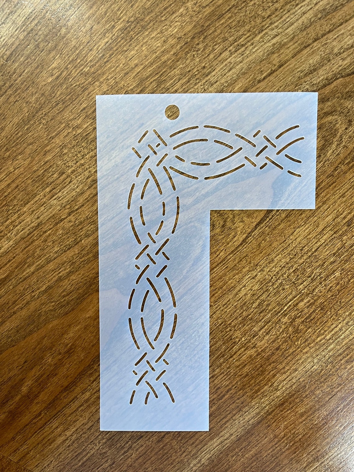 Miniature Corner Border Interlocking Scallops Stencil 1-1/4" - Etsy