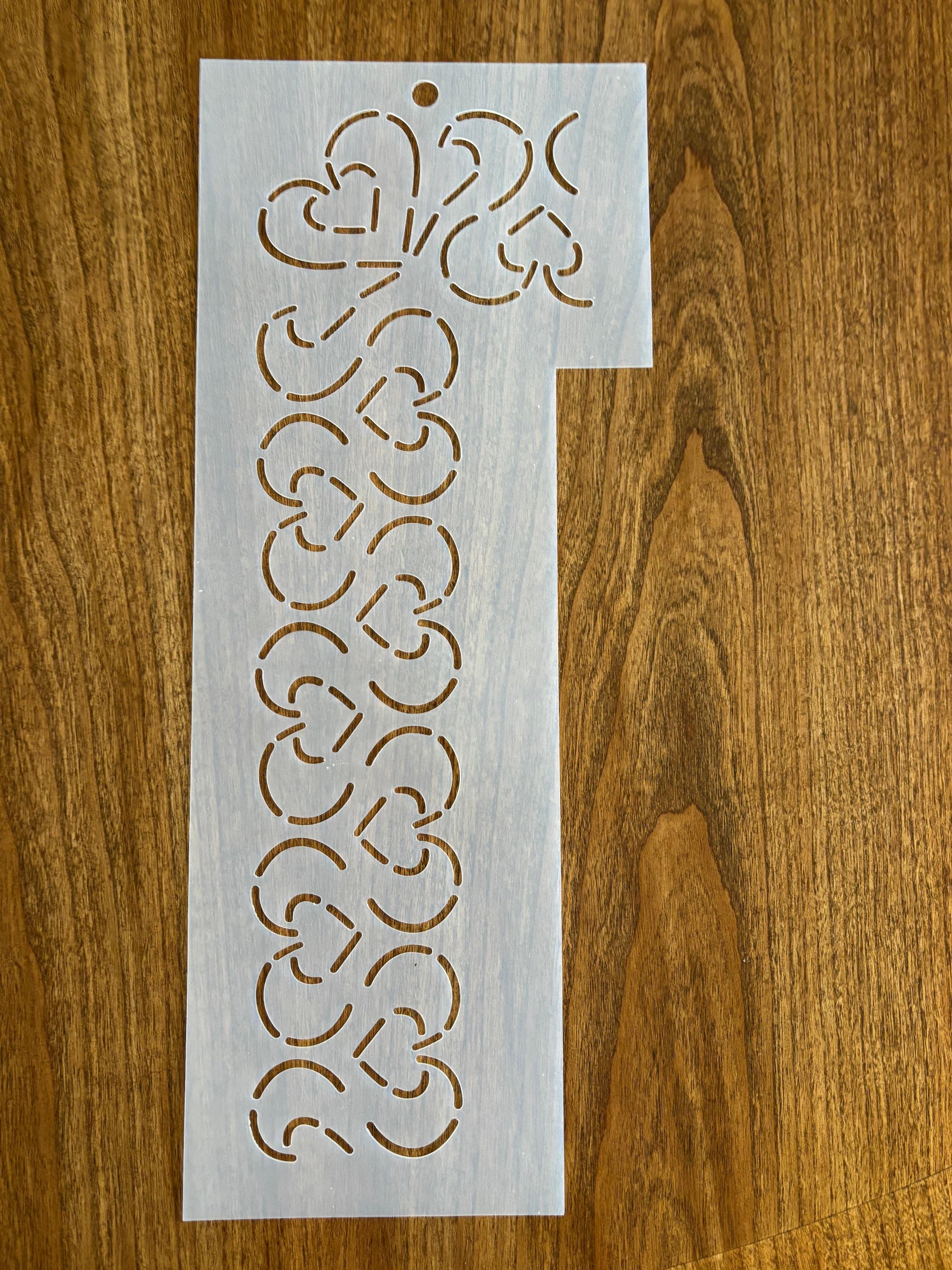 Continuous Hearts Corner Border Stencil 2.75" - Etsy