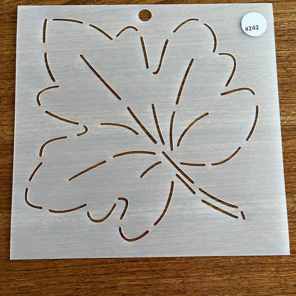 Leaf Stencil - Etsy