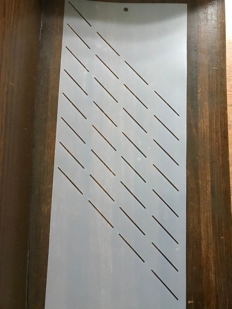 Diagonal Lines Quilt Stencil - Etsy
