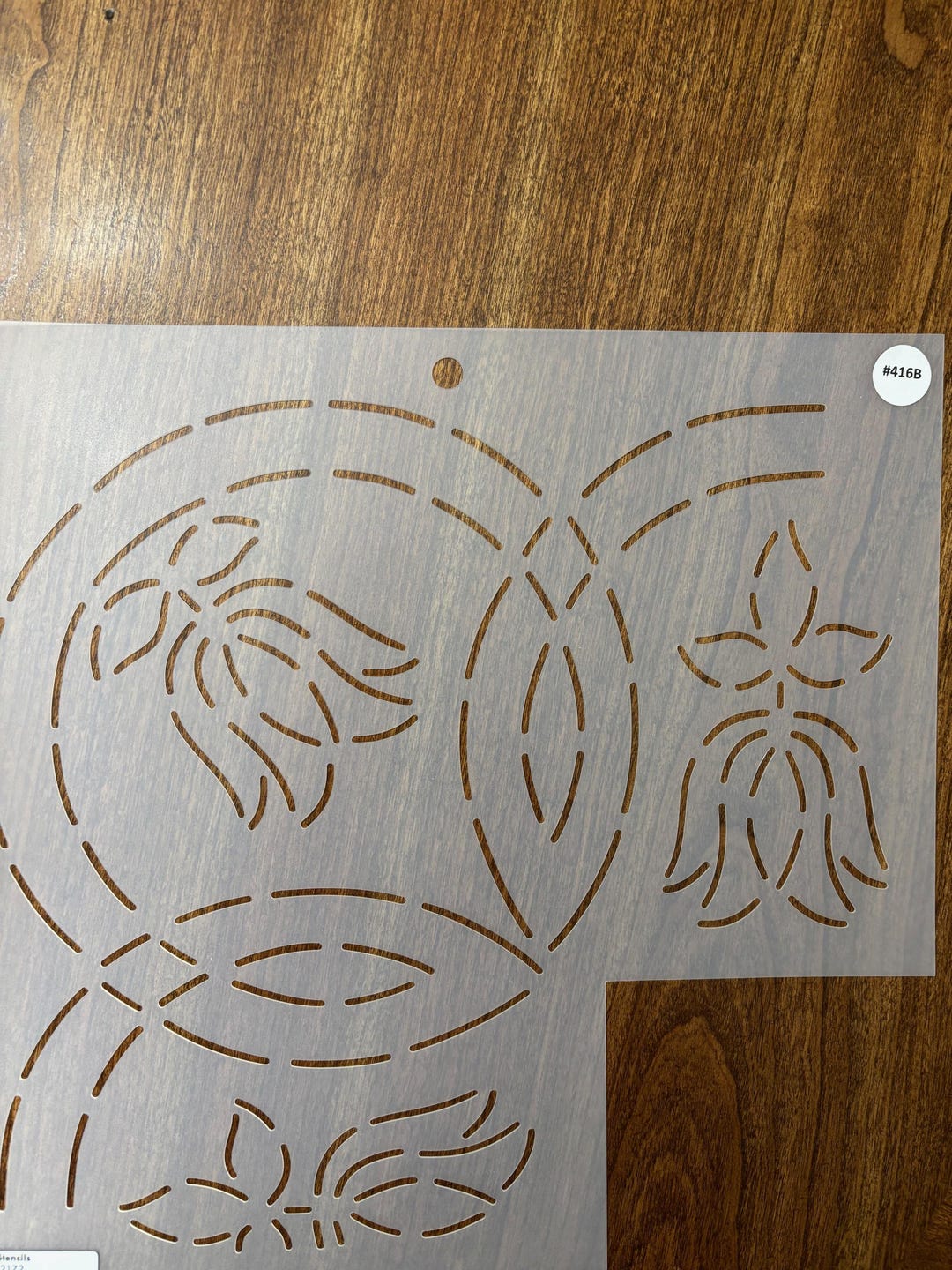 Tulips and Scallops Corner Border Stencil 7"w - Etsy