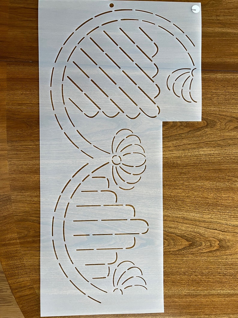 Scallops and Shells Corner Border Stencil 8.25"w - Etsy