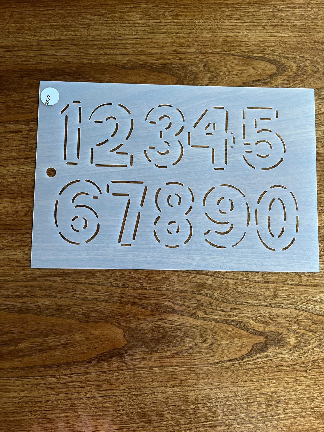 Numbers Stencils 2.5" Tall - Etsy