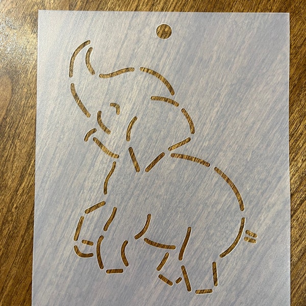 Elephant Stencil - Etsy