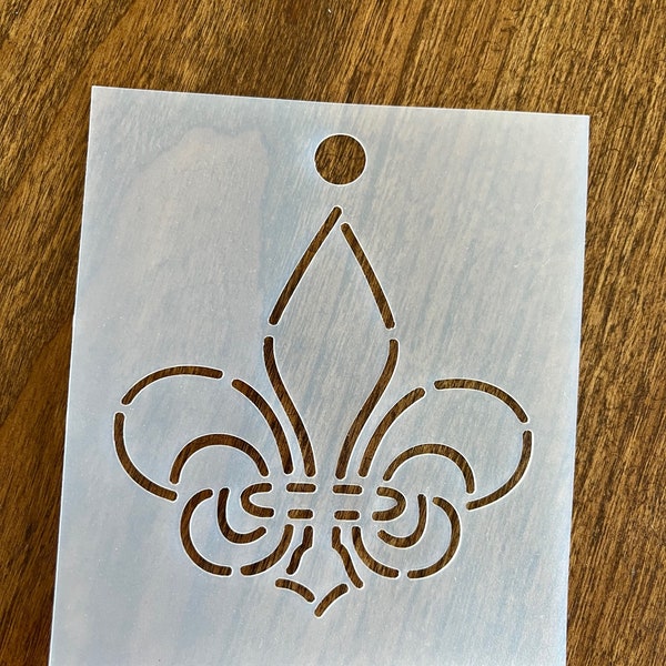 Fleur De Lis Stencil - Etsy