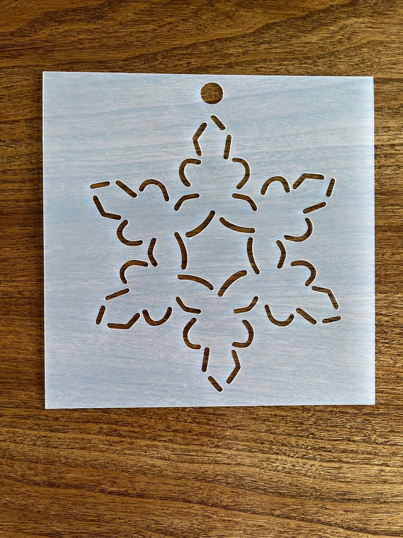 Snowflake Stencil 4-1/2" - Etsy