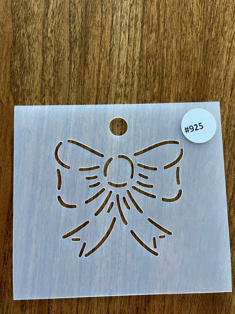 Mini Bow Stencil 2.5" - Etsy