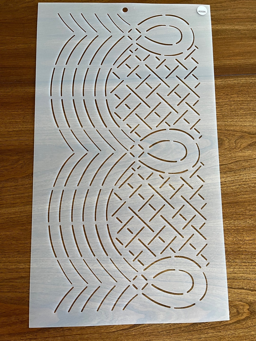 Scallops and Loops Border Stencil 10"w - Etsy