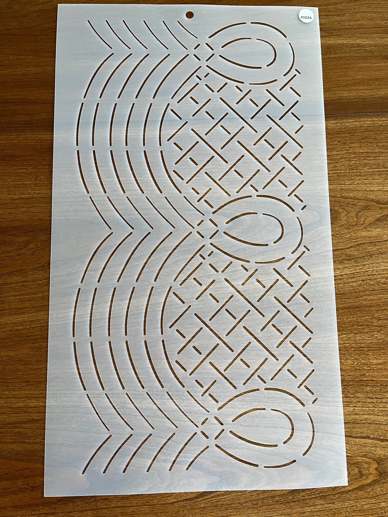 Scallops and Loops Border Stencil 10"w - Etsy