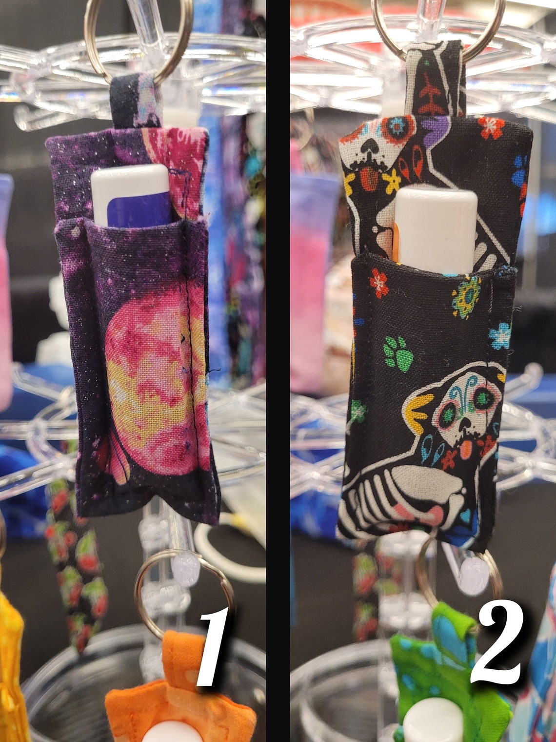 Chapstick Holder Keychains - Etsy