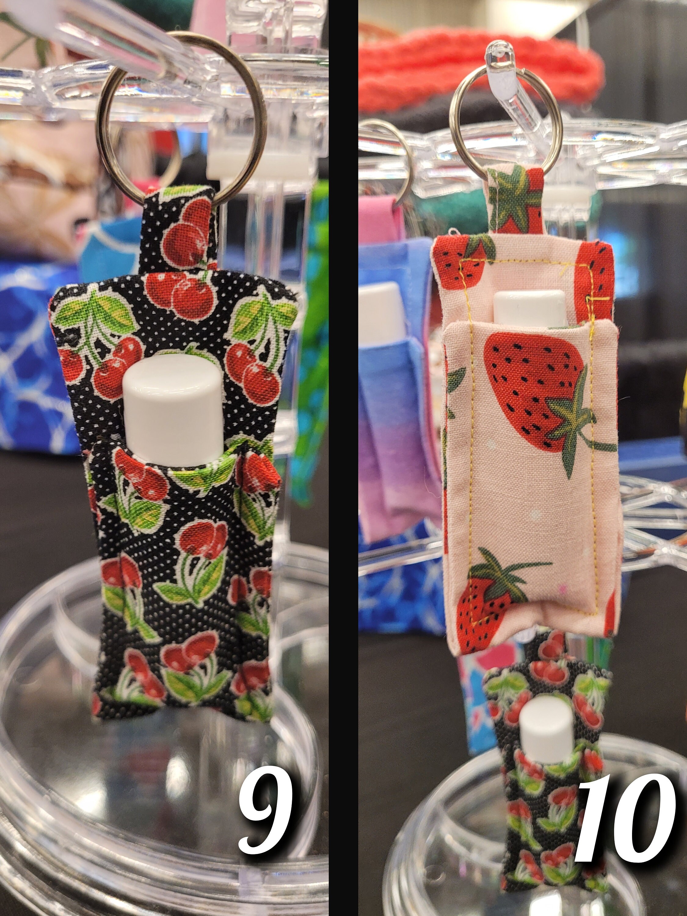 Chapstick Holder Keychains - Etsy