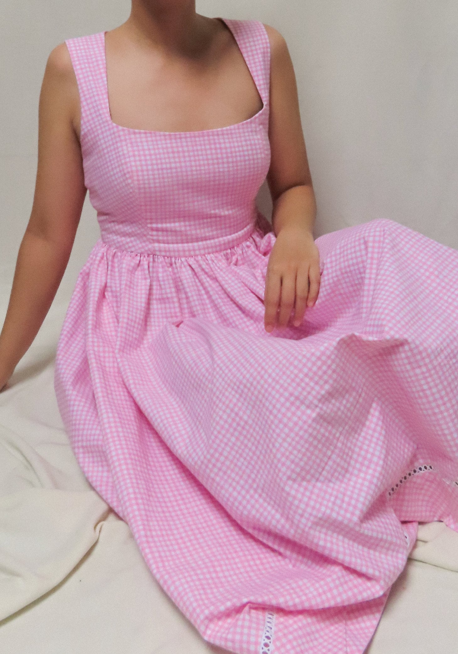 Square Neck Cut-out Back Bodice Dress ~~ PDF Sewing Pattern US Size 00 ...