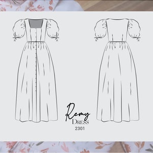 Remy Dress PDF Sewing Pattern Sizes 0-16 - Etsy