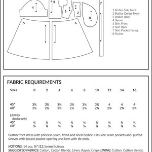 Remy Dress PDF Sewing Pattern Sizes 0-16 - Etsy