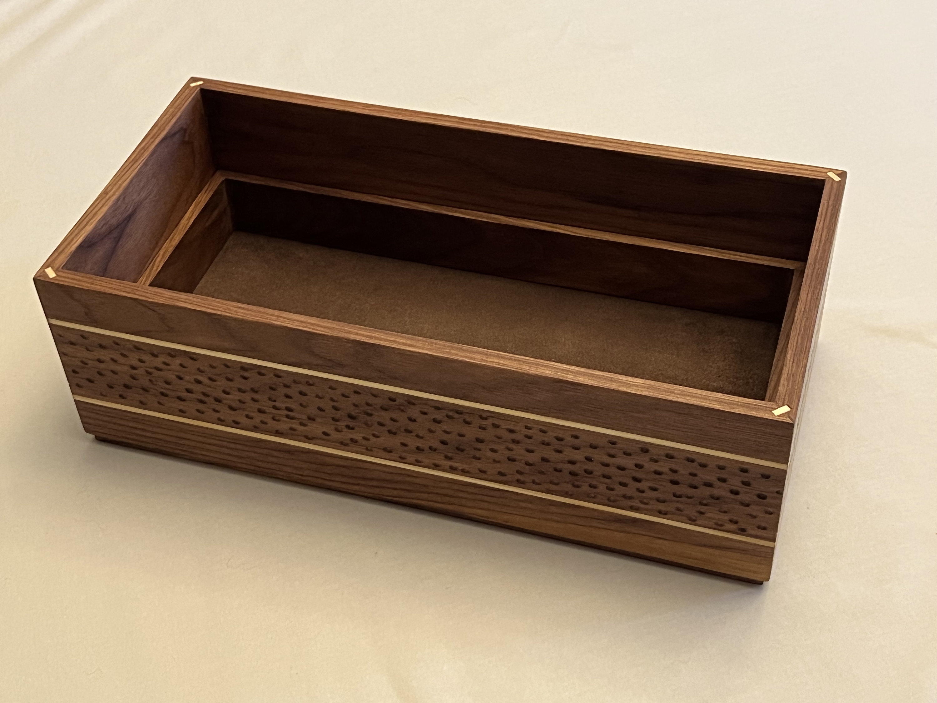 Hand Crafted Walnut Storage Box - Etsy