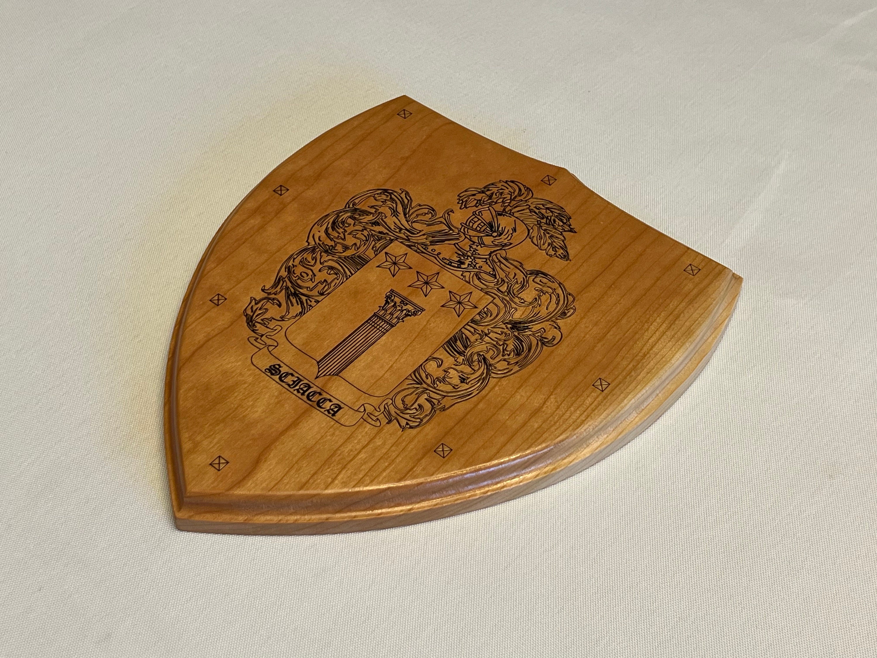 Family Crest (coat of Arms) Plaque - Etsy