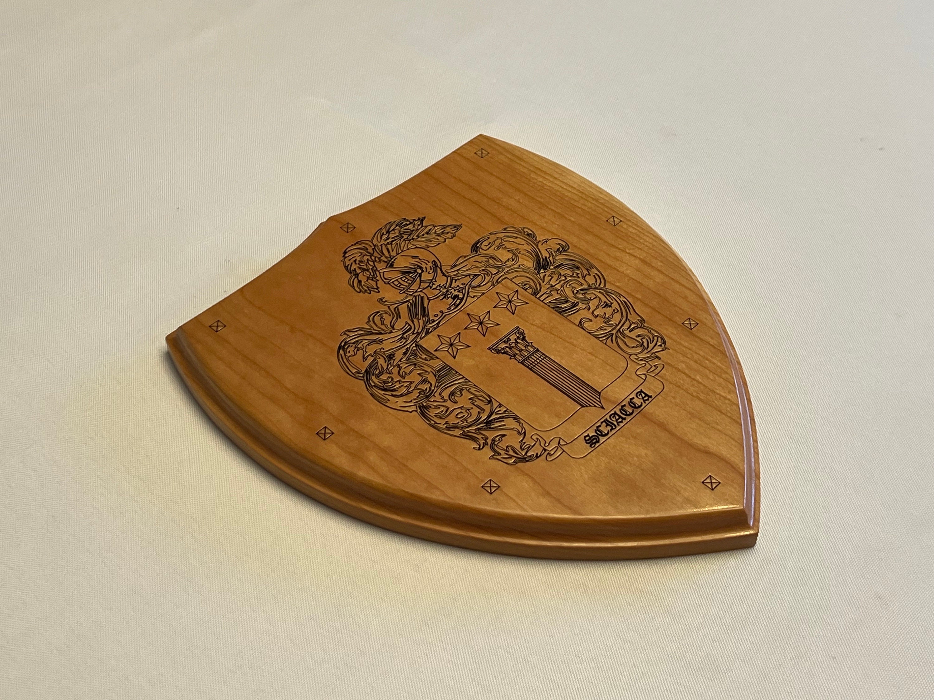 Family Crest (coat of Arms) Plaque - Etsy