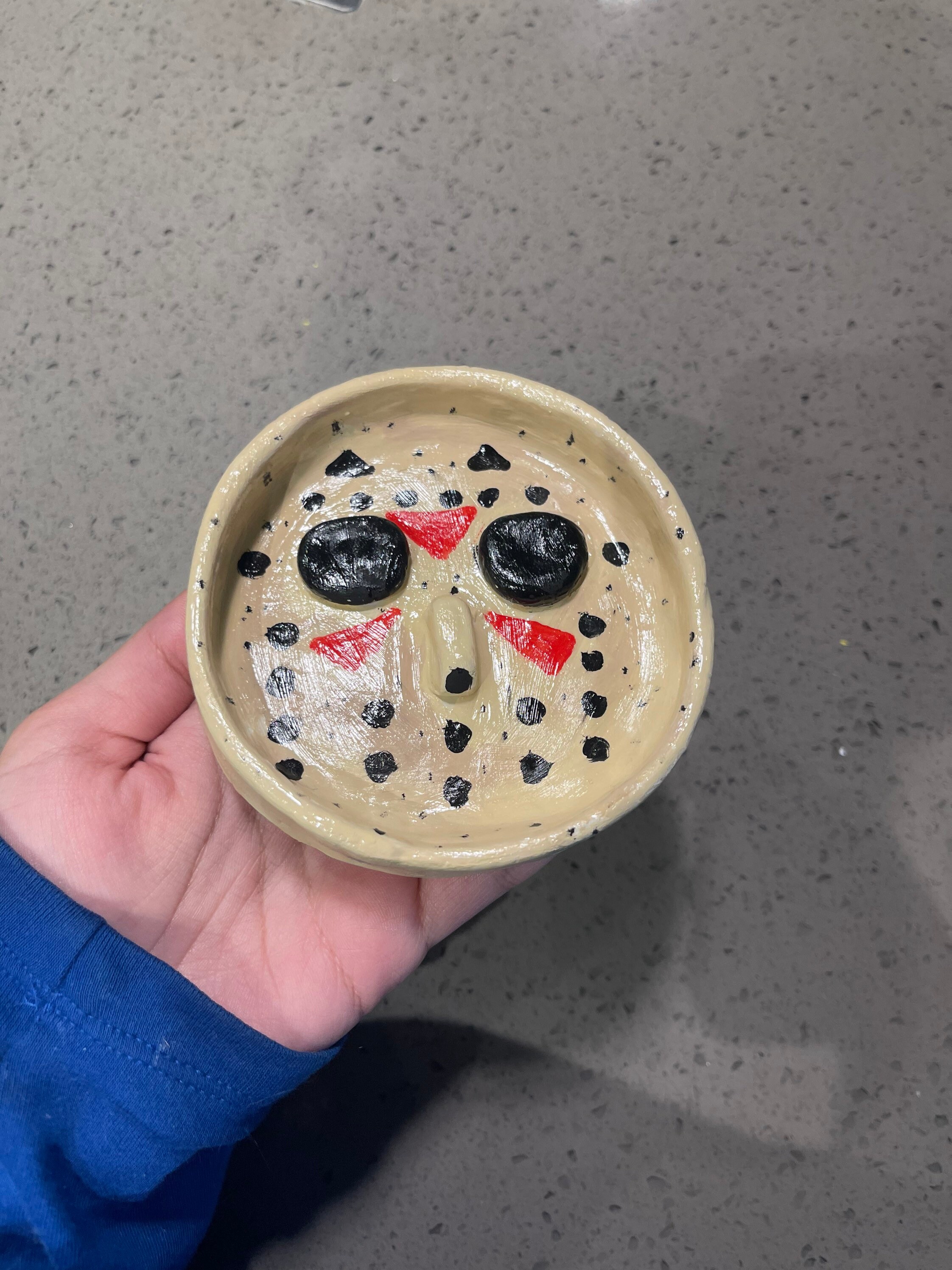Jason Voorhees Ashtray / Handmade Clay Ashtray/christmas Gift Idea ...