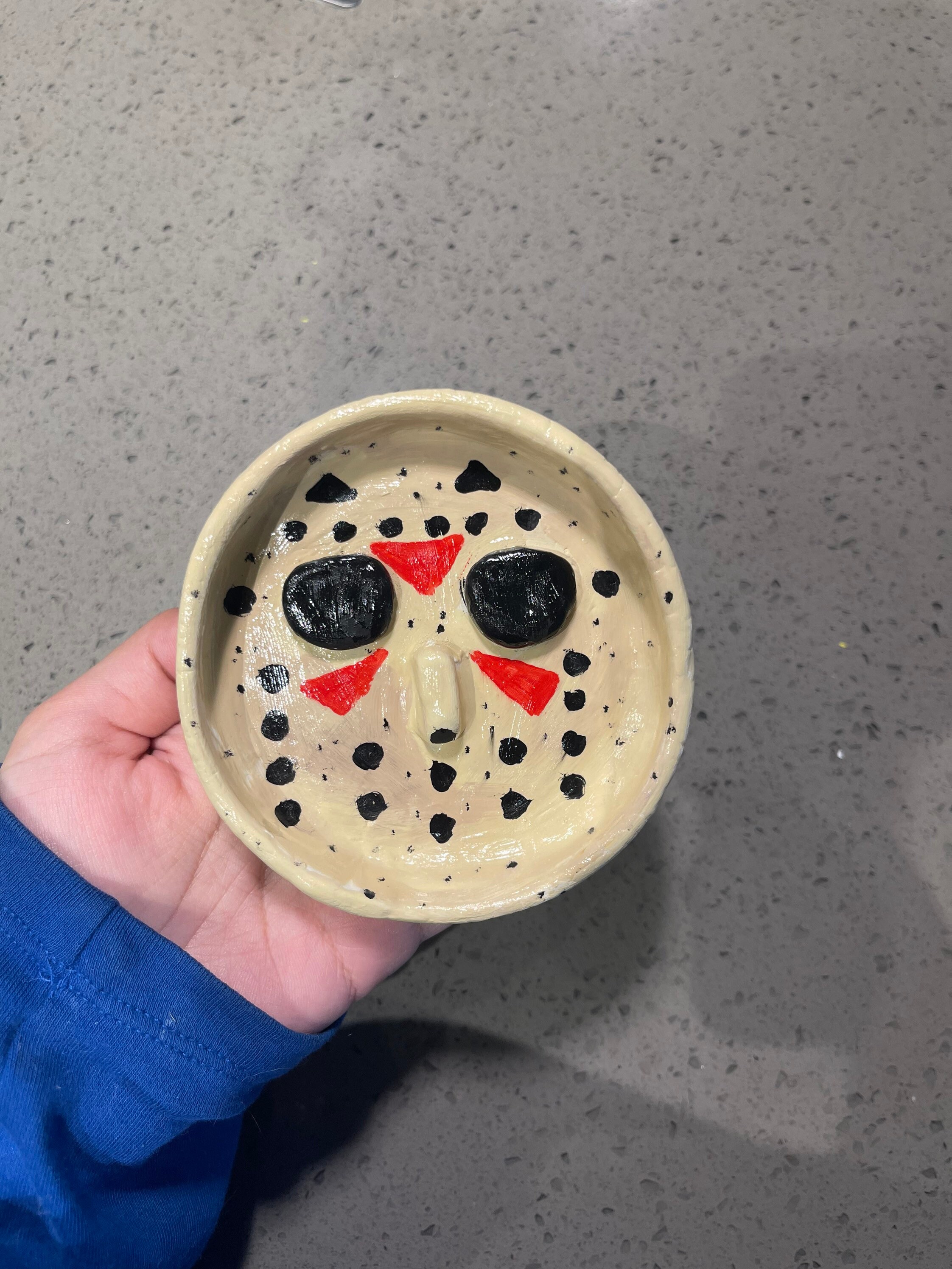 Jason Voorhees Ashtray / Handmade Clay Ashtray/christmas Gift Idea ...
