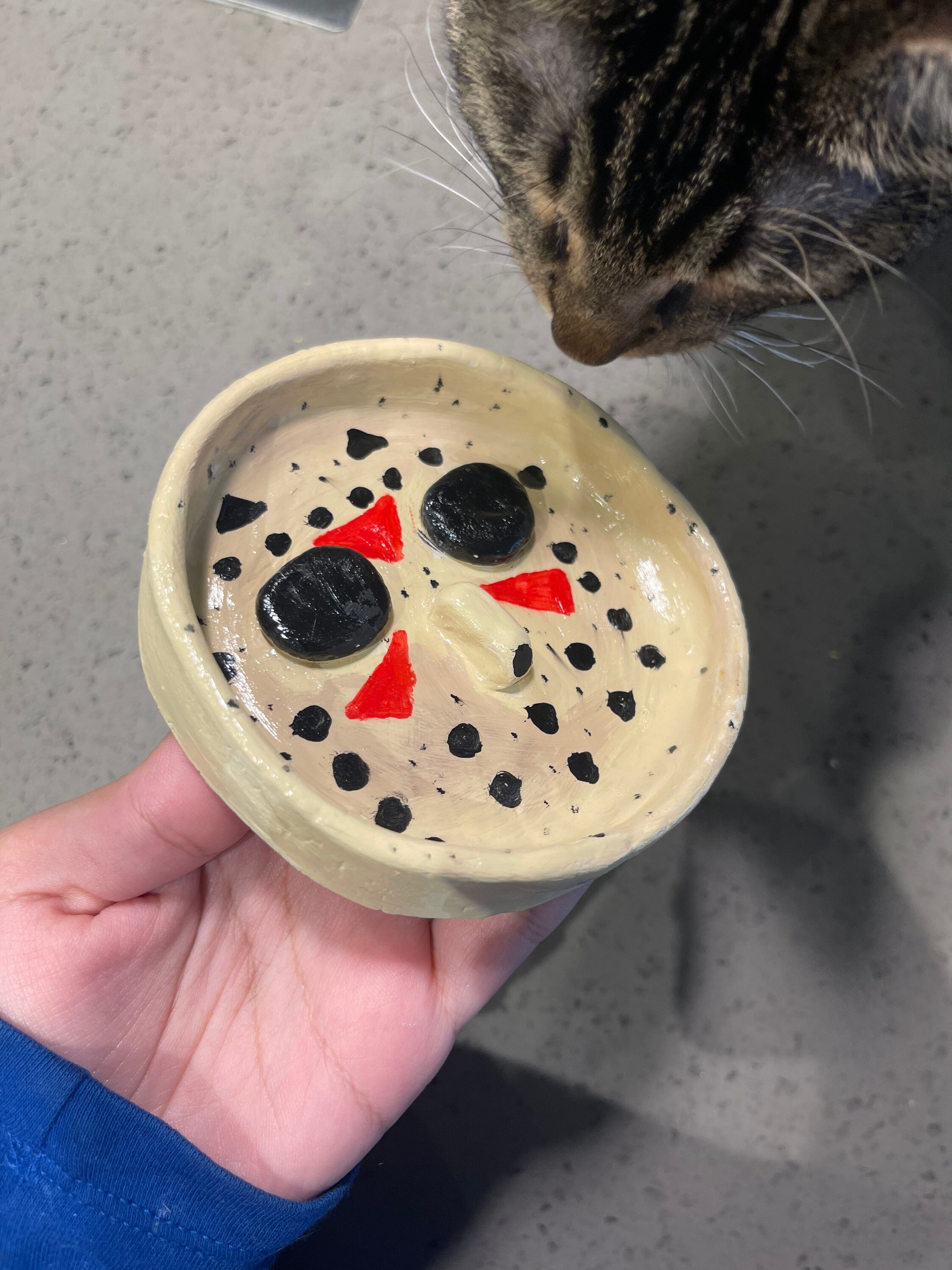 Jason Voorhees Ashtray / Handmade Clay Ashtray/christmas Gift Idea ...