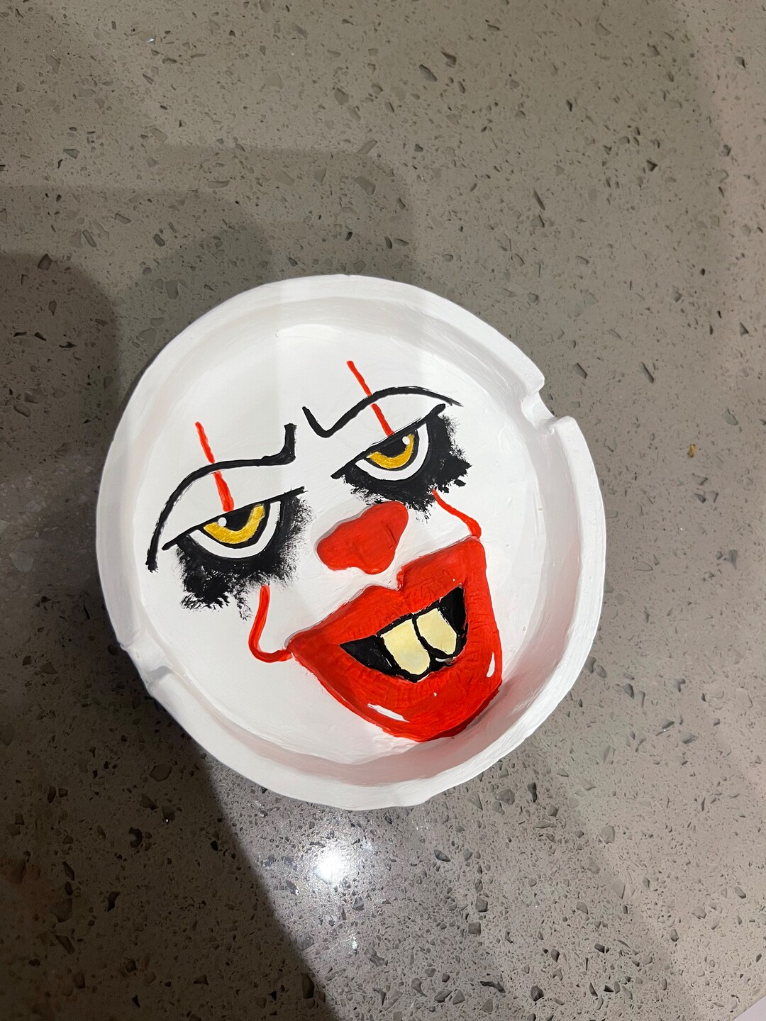 Pennywise Clown Ashtray/ Handmade Clay Ashtray/ Christmas Gift Idea ...