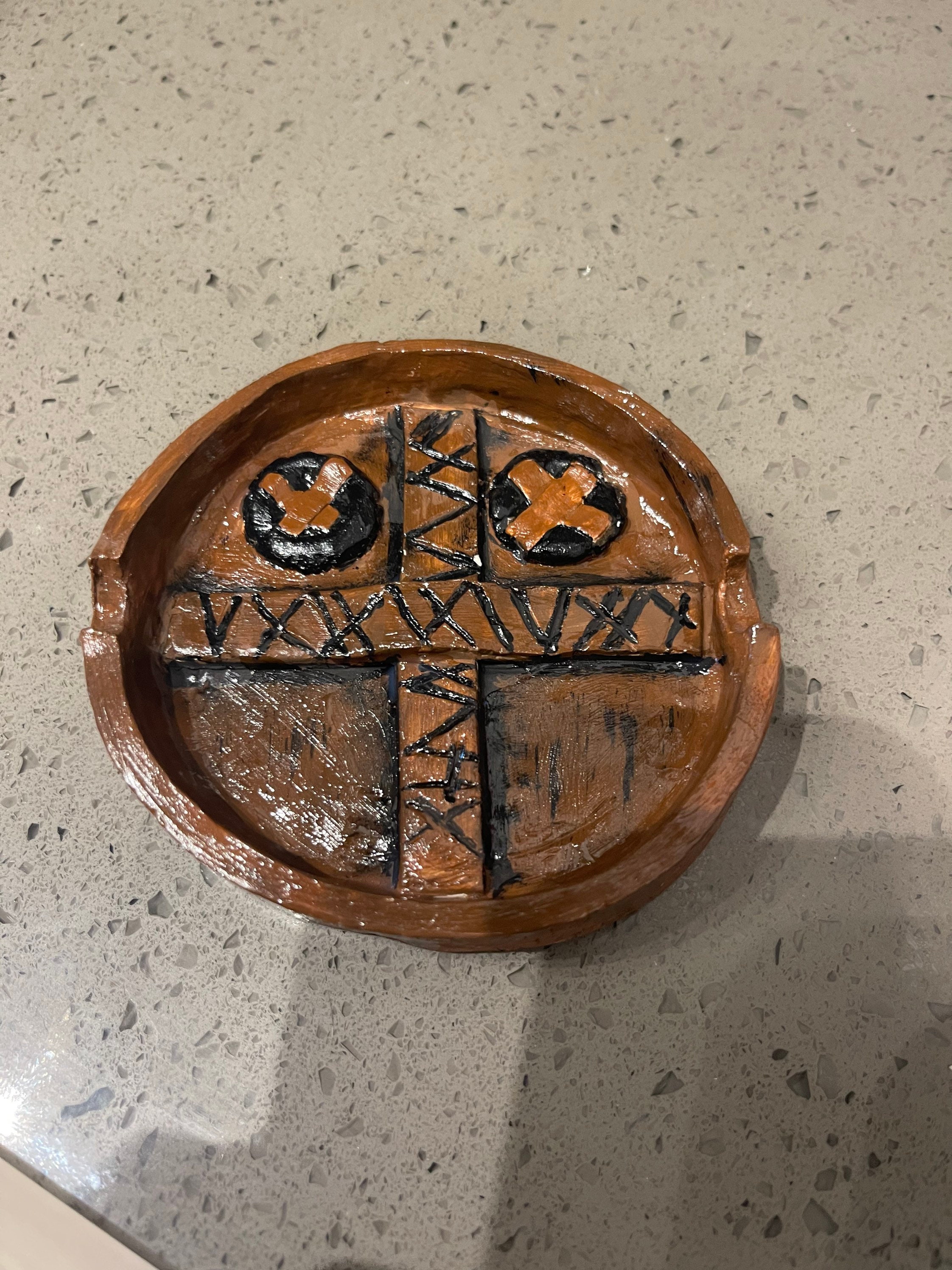 Trick r Treat Sam Ashtray/ Handmade Clay Ashtray/christmas - Etsy