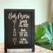 Hand Lettered Bar Menu Sign 12 X 17 Chalkboard Custom - Etsy