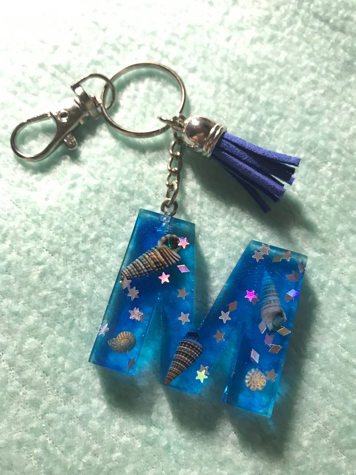 Letter Keychains - Etsy