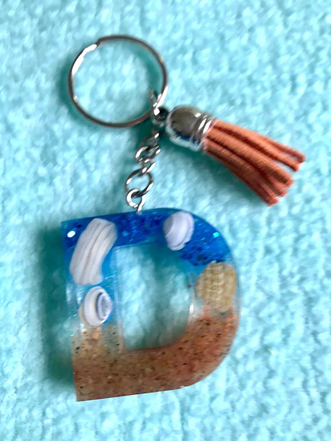 Letter Keychains - Etsy