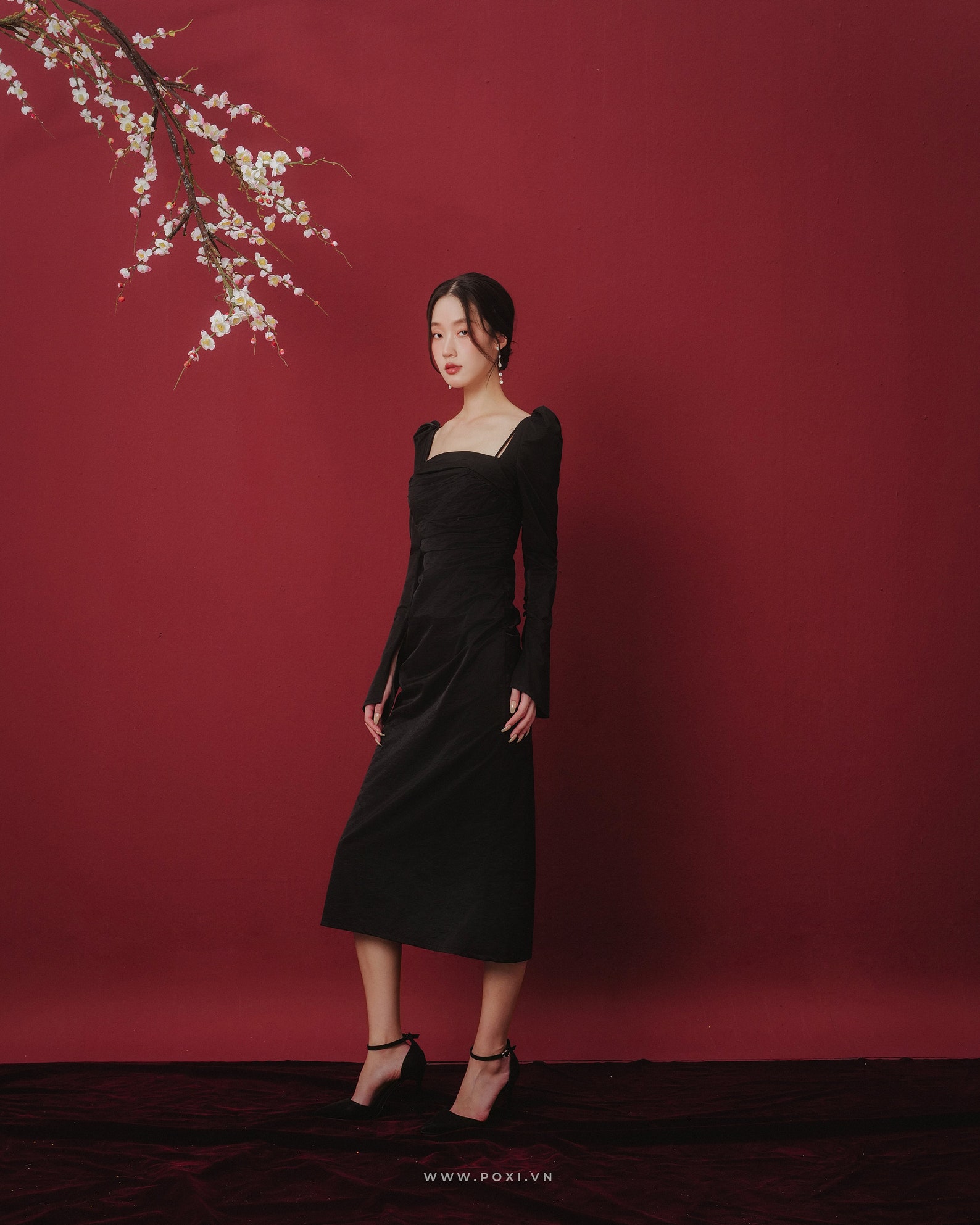 Minimalist Square Neck Dress/ Modest Prom Dress/ Fairy Prom Dress ...