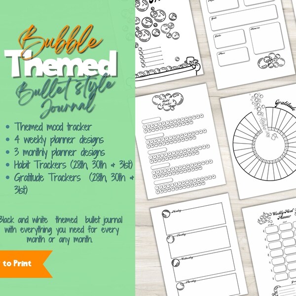Bullet Journal Starter Kit - Etsy