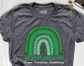 Rainbow Organ Donation T-shirt, Save Lives Shirt, Organ Donation Shirt ...