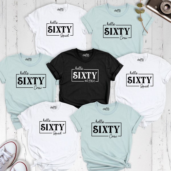 Custom T Shirt for 60th Birthday - Etsy