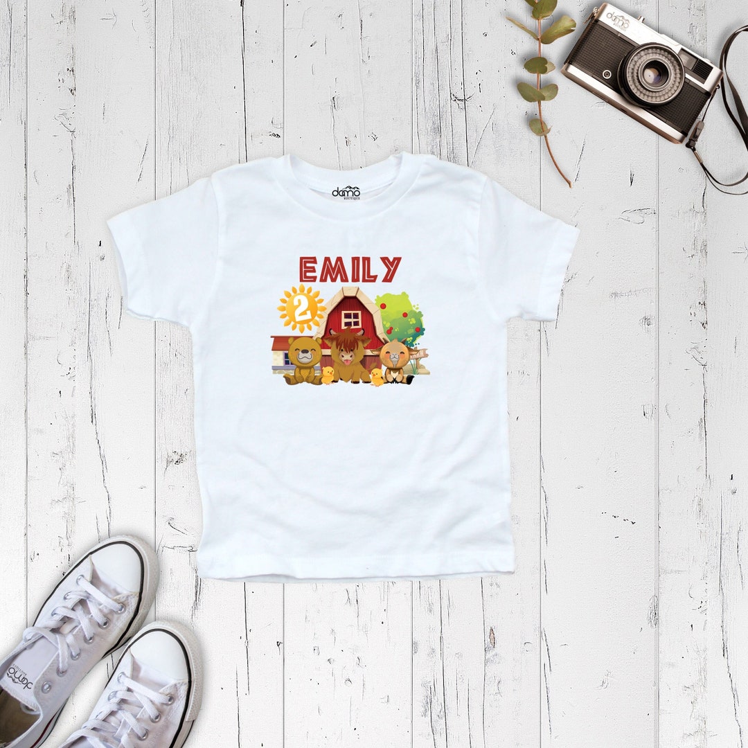 Custom Farm Kids Shirt, Farm Life Shirt, Toddler Farm Shirt, Farm Girl ...