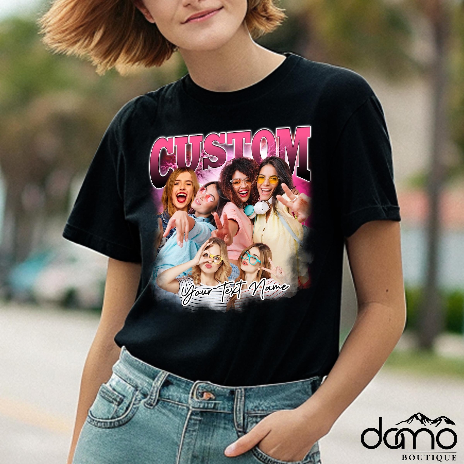 Bootleg Photo Shirt for Girlfriend Boyfriend, Custom Face Tee ...
