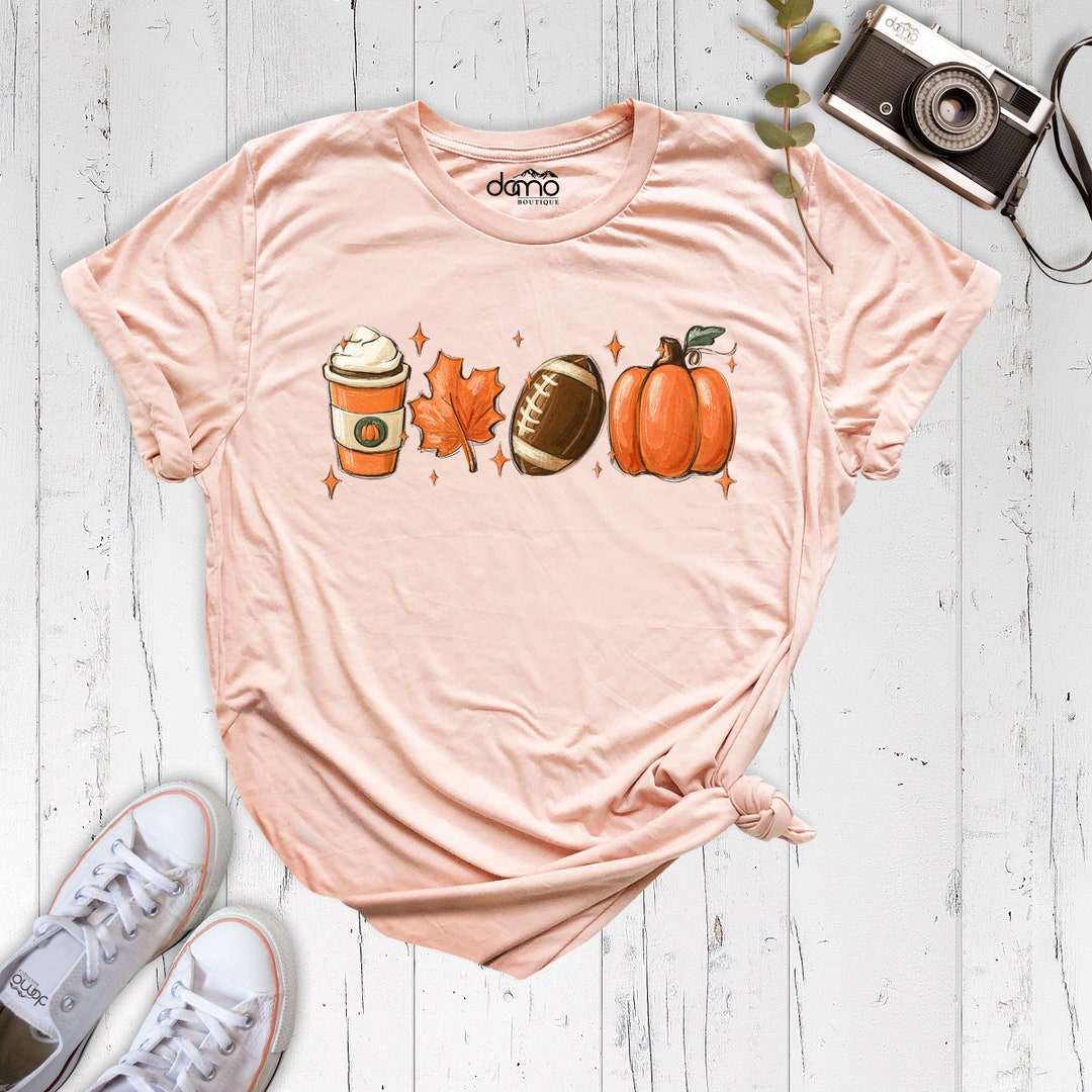 Fall Football Shirt, Thanksgiving Football Shirt, Pumpkin Spice Shirt ...