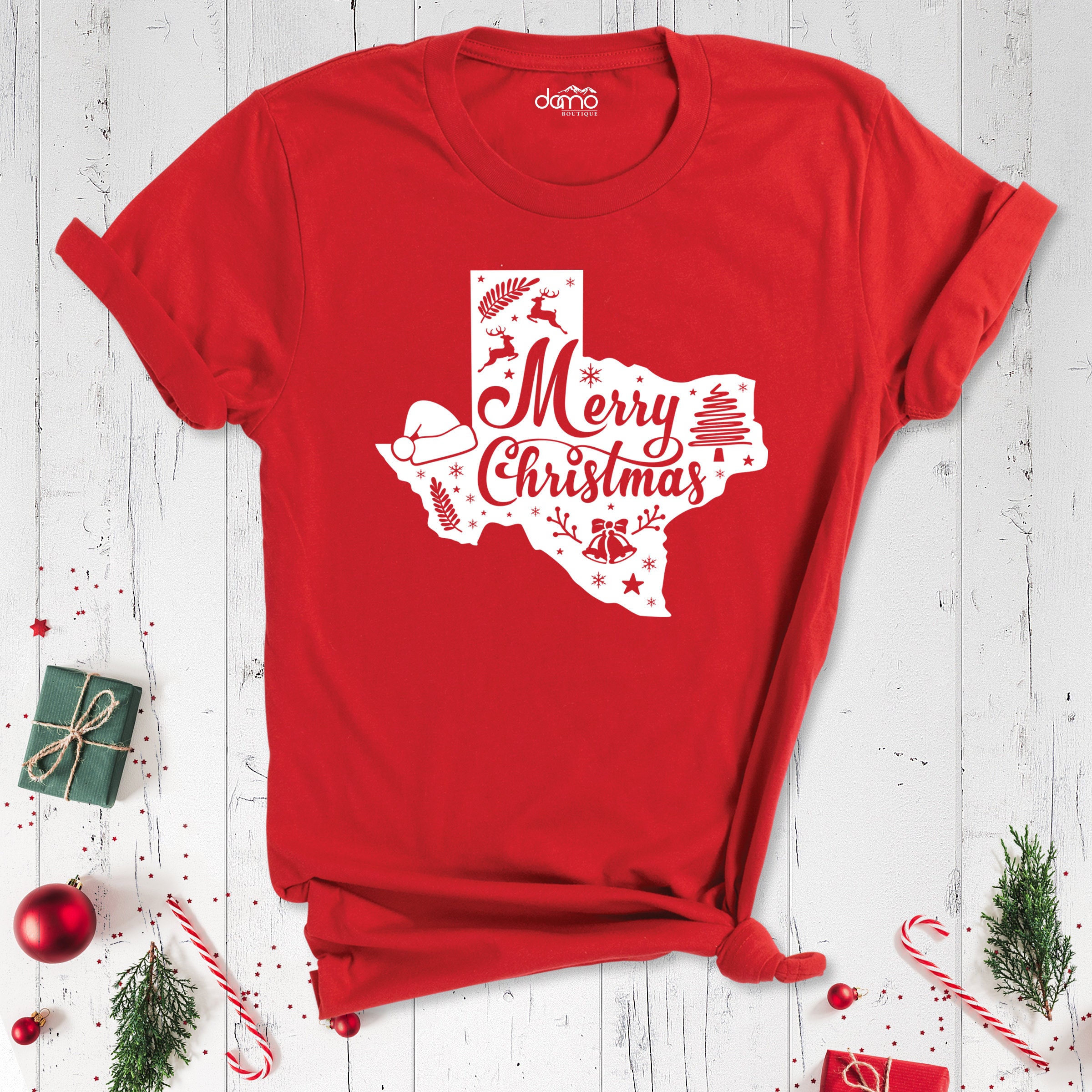 Texas Christmas Tee, Christmas in Texas Shirt, Texmas Shirt, Texas ...