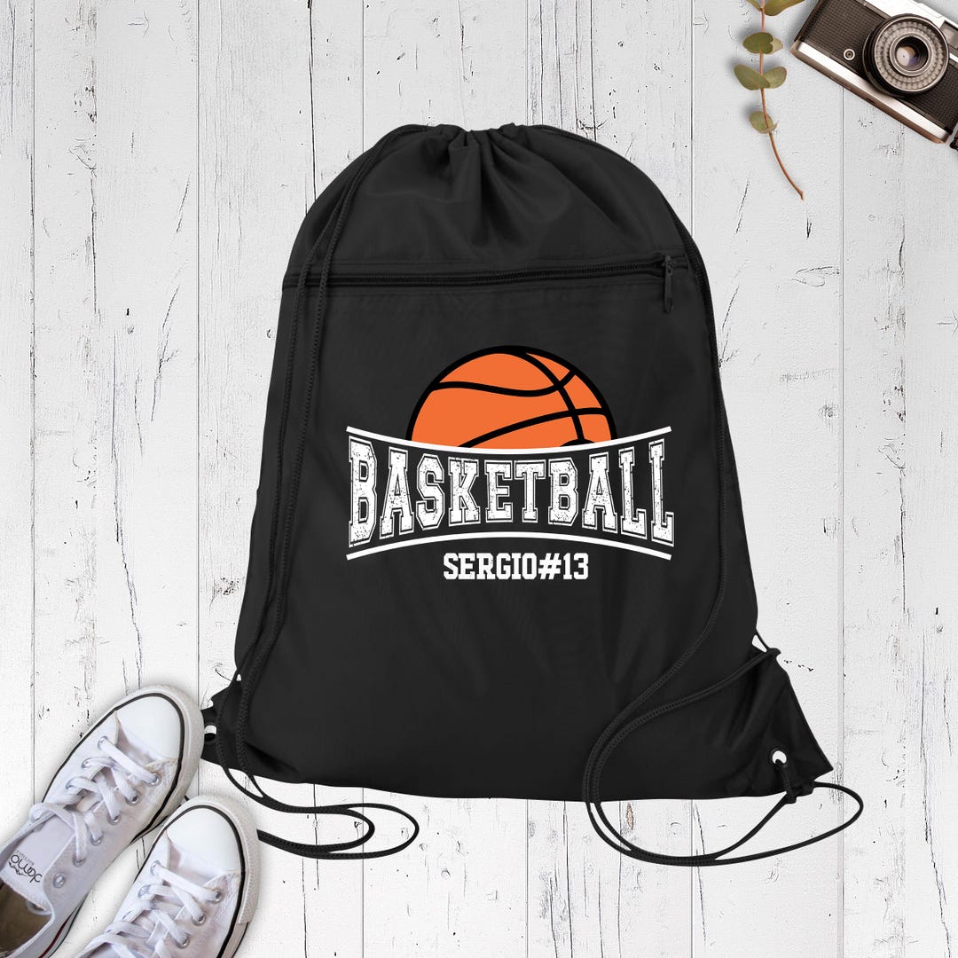 Custom Basketball Sport Bag With Name Number Basketball Player Bag ...