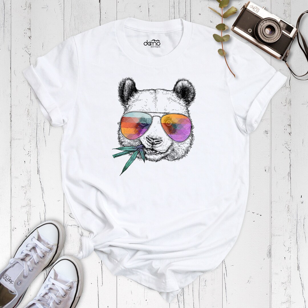 Panda Face Shirt, Panda Bamboo Shirt, Cute Panda Shirt, Panda Lover T ...