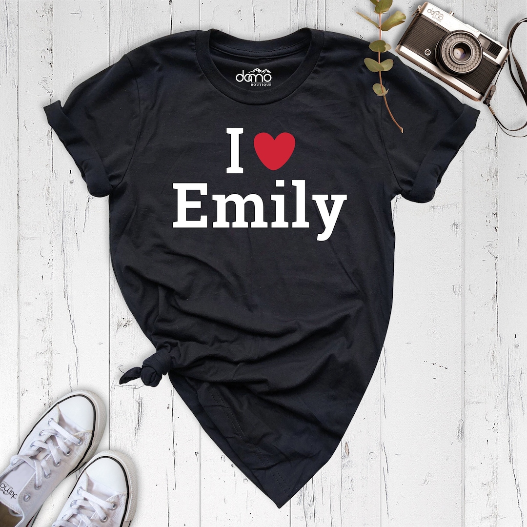 I Love Custom Shirt, Personalized I Love Shirt, Custom I Love Shirt, I ...