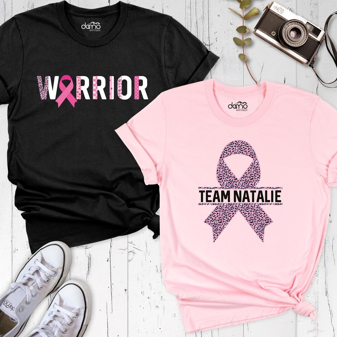 Breast Cancer Team Shirt, Pink Ribbon Cancer Warrior Shirt, Family ...