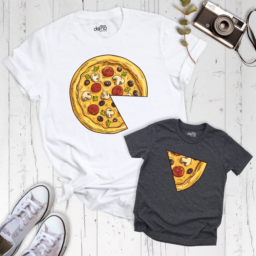 Pizza Matching Shirts, Pizza Slice Dad and Son, Mom and Son Shirt ...