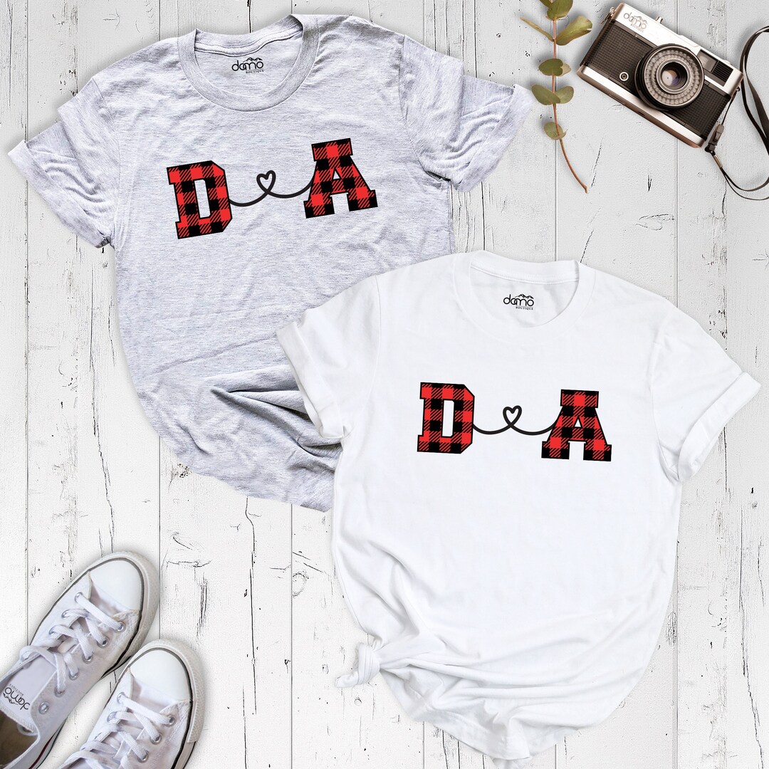 Initial Shirt, Couple Shirt, Matching Couple Initial Shirt, Husband ...